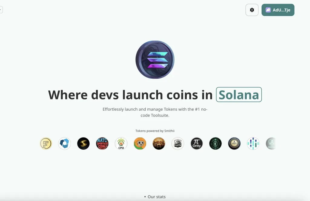 Meme coin - Smithii | All in one Solution for web3 Projects