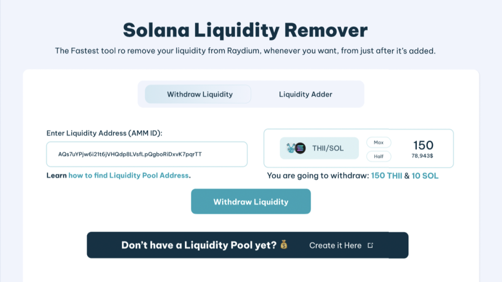 Removing Liquidity from Raydium Fast 【 Guide 2025