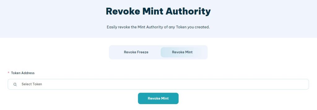 Revoke Mint Authority on Solana: no code required | Smithii